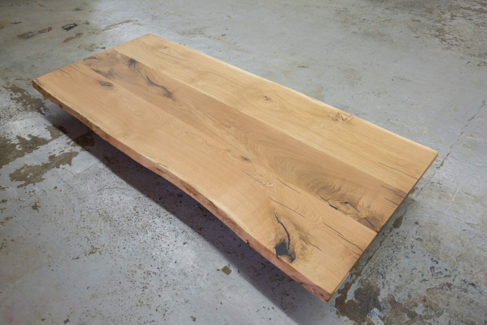 Tischplatte Eiche rund 120 cm – nachhaltig & 100 % Handwerk